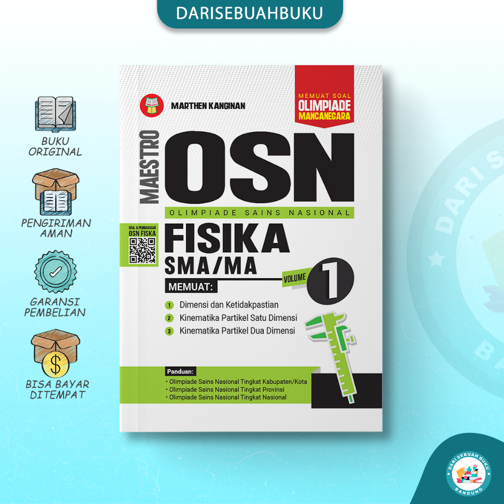 Jual Buku MAESTRO OSN - FISIKA SMA/MA - VOLUME 1 - Latihan Soal & Pembahasan OLIMPIADE FISIKA ...