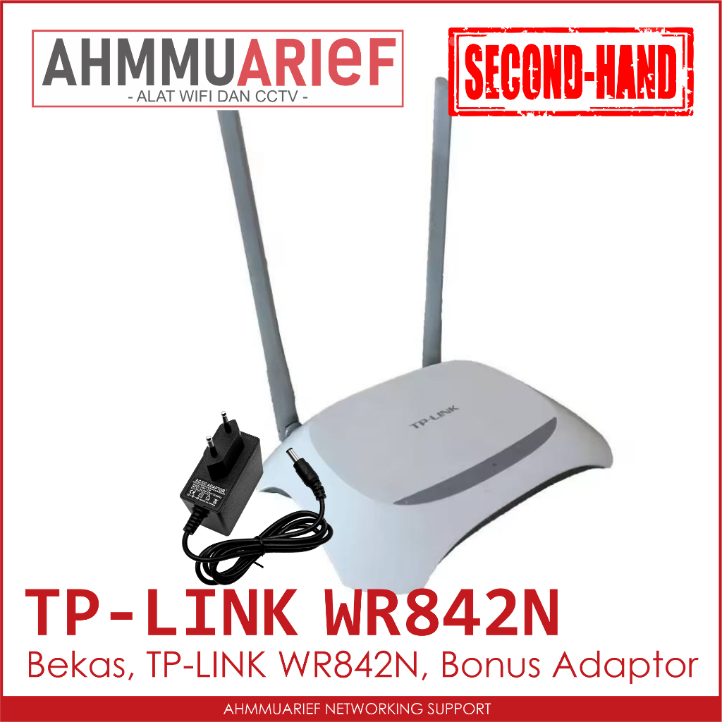 Jual TP LINK TPLINK WR842N 842 WIFI WIRELESS ACCESS POINT ROUTER FIRMWARE TENDA | Shopee Indonesia