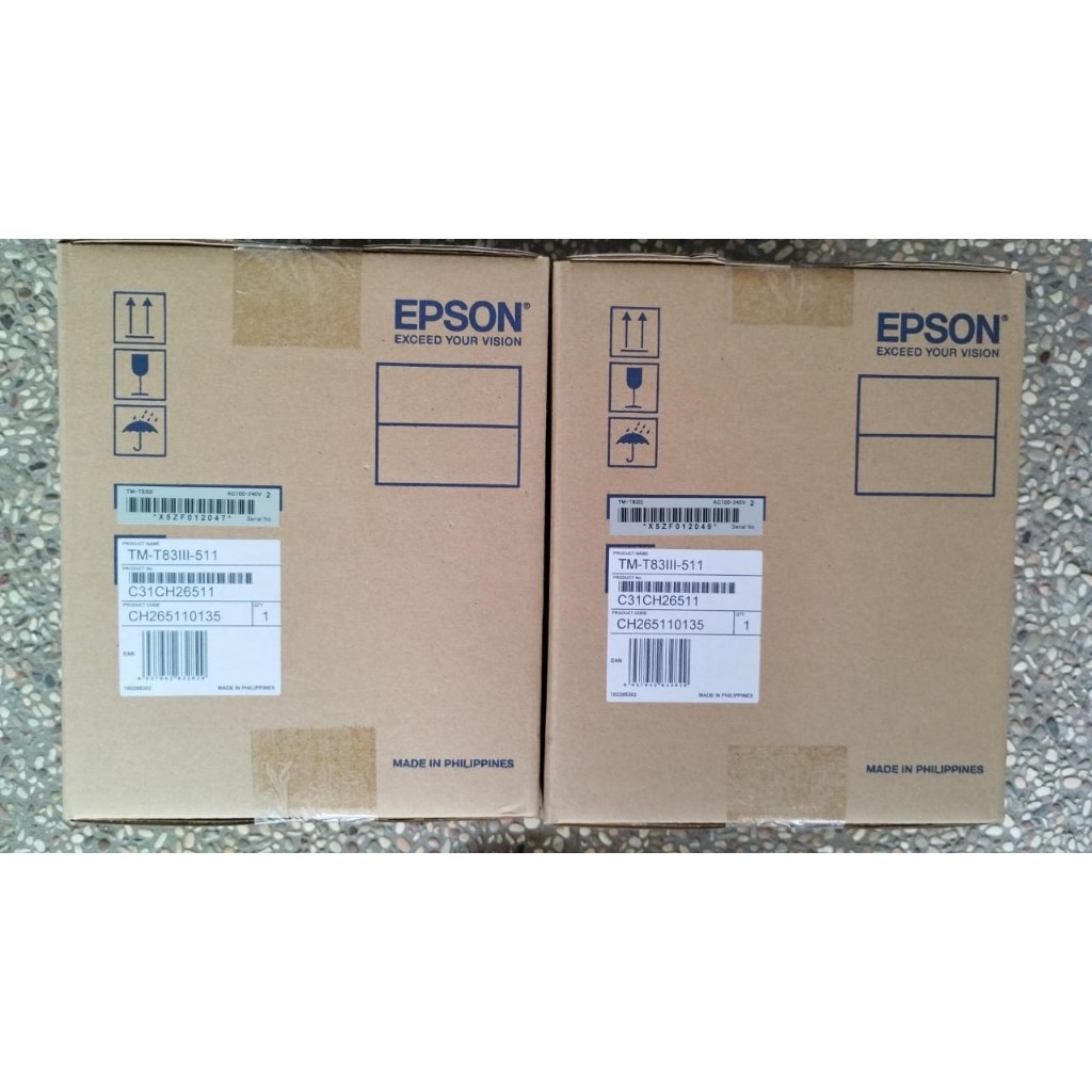 Jual READY STOK EPSON Printer Thermal TM-T 83 III-511 AUTO CUTTER ...