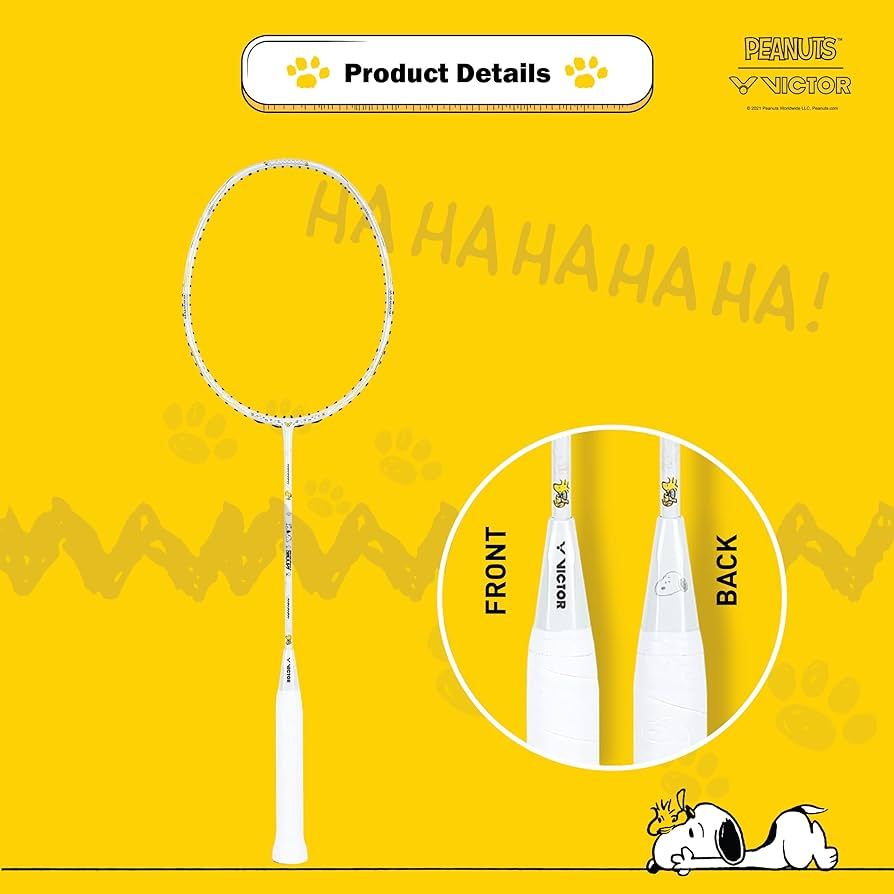 Jual VIC.T0R SNOOPY | VC SNOOPY PEANUTS Raket Badminton Bulutangkis ...