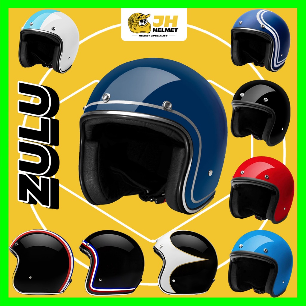 Jual Helm Retro Zulu Vintage Classic - Helm Cafe Racer Motor Klasik ...