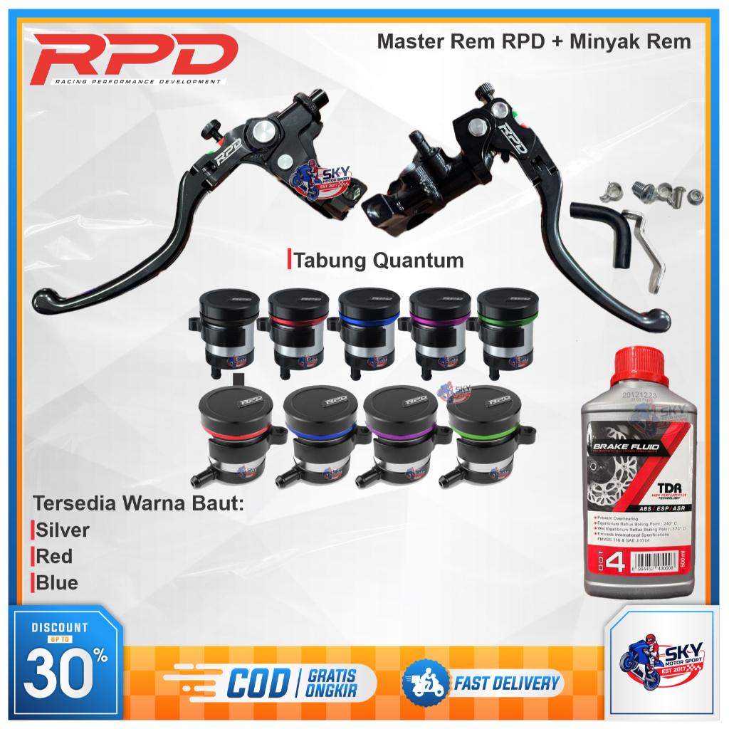 Jual Master Rem + Kopling Clutch RPD Free Minyak Rem Vario Beat Scoopy ...