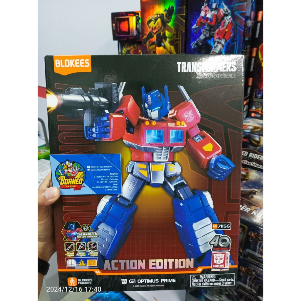 Jual Blokees Figures | Transformers Action Edition - G1 Optimus Prime ...