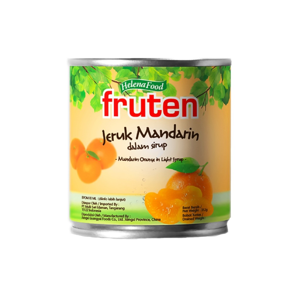 Jual BUAH JERUK MANDARIN KALENG Fruten Buah jeruk mandarin kemasan ...