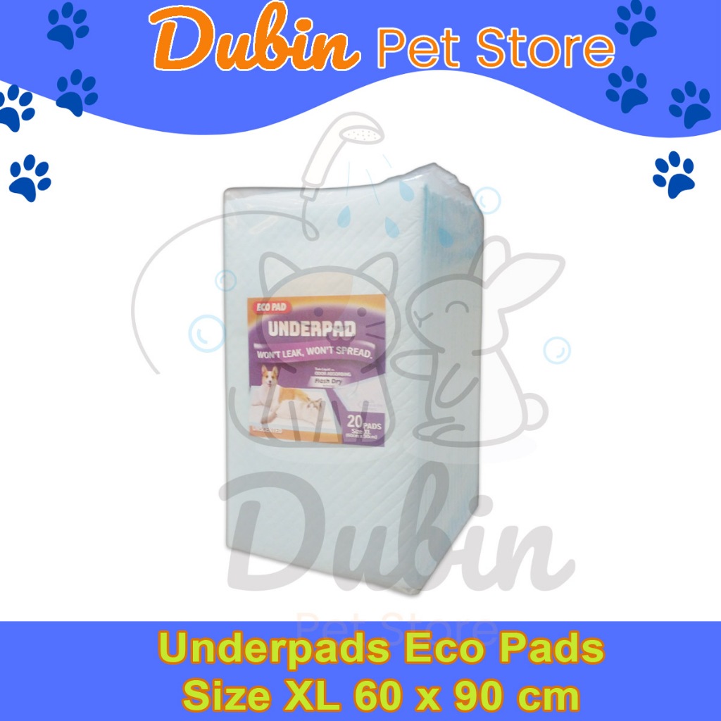 Jual Underpad Ecopad XL 60X90 Cm - Training Pads Isi 20 Pcs | Shopee ...
