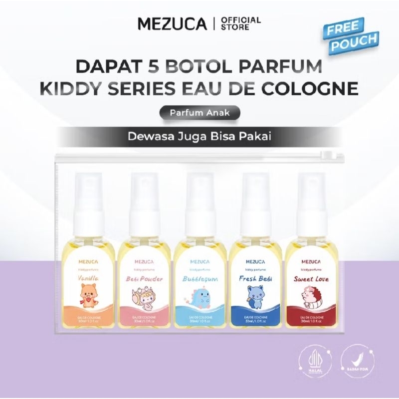 Jual MEZUCA Dapat 5 Botol Parfum Kiddy Series Eau de Cologne Dewasa ...