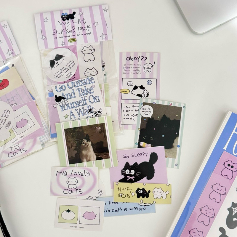 Jual Summer Tapes - My Cat Sticker Pack | Shopee Indonesia