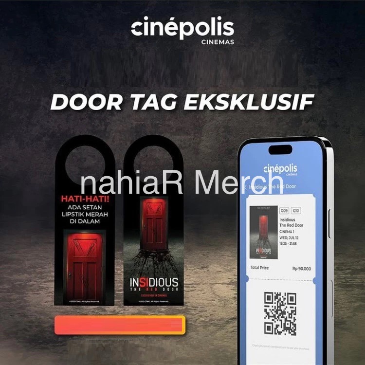Jual Insidious: The Red Door x Cinepolis Official Door Tag | Shopee ...