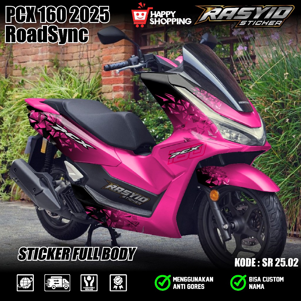 Jual COD Sticker Decal Full Body Honda PCX 160 RoadSync 2025 Decal ...