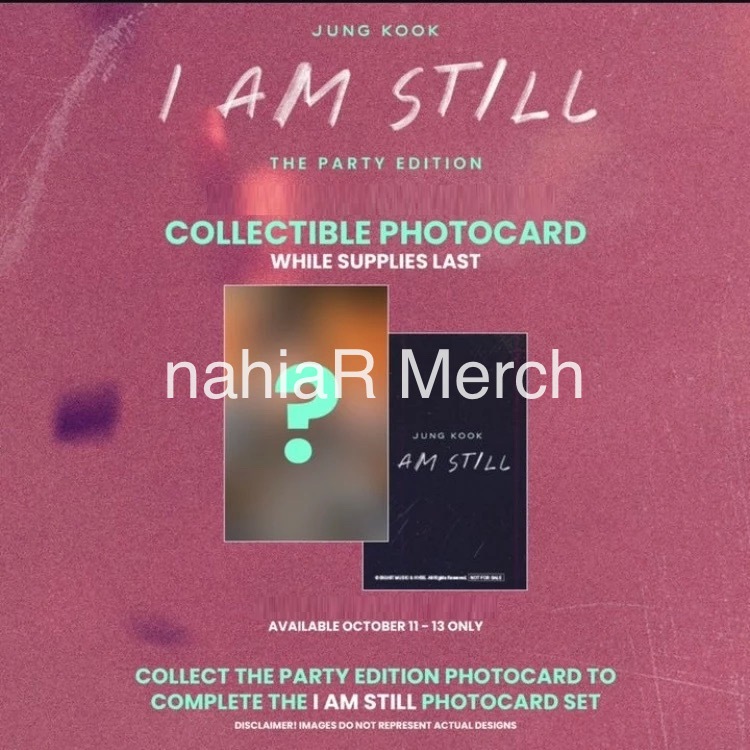 Jual Jung Kook: I Am Still - The Party Edition x Cinepolis Official Photocard | Shopee Indonesia