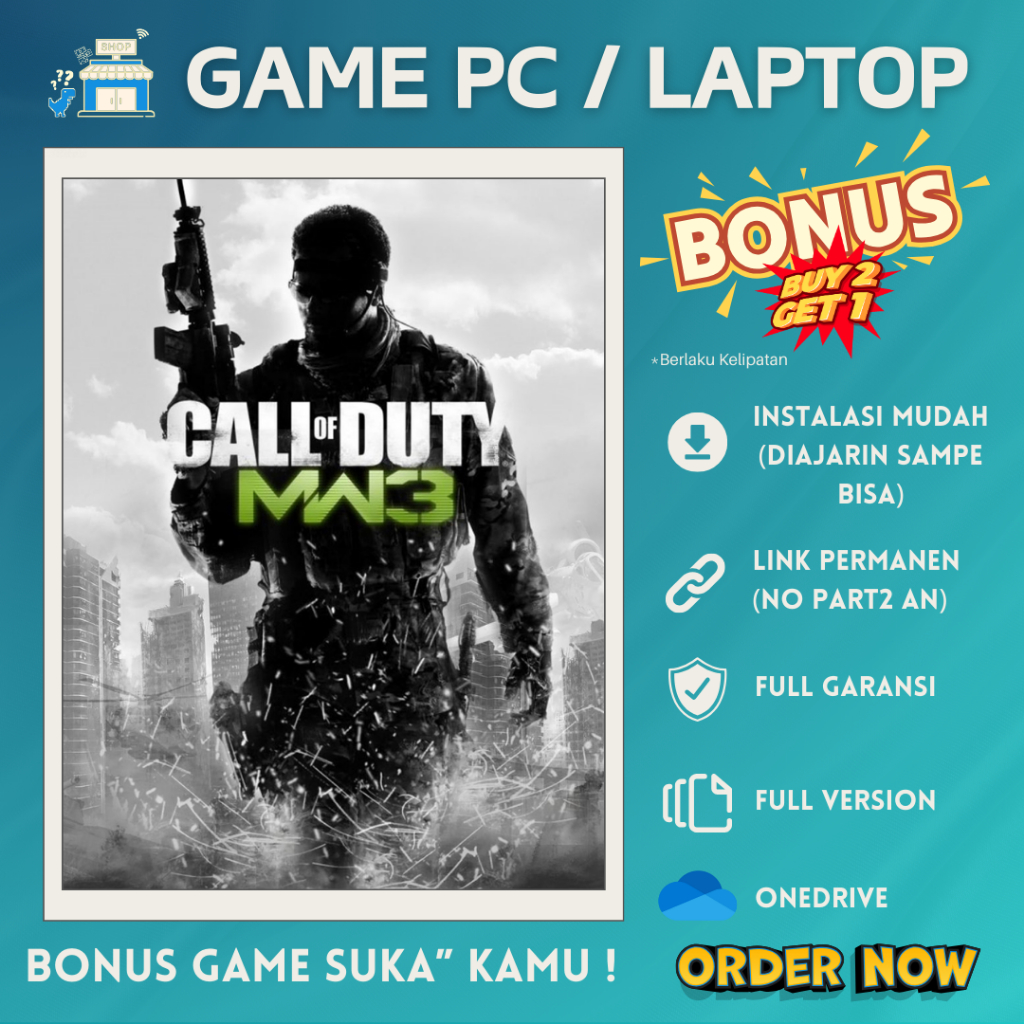 Jual GAME PC COD MW 3 - LINK DOWNLOAD CEPAT - GAME LAPTOP - GAME OFFLINE | Shopee Indonesia