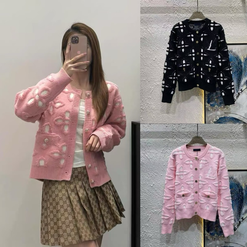 Jual Cardigan Rajut Elpi Logo Timbul - 5165 | Shopee Indonesia