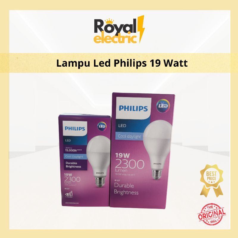 Jual Lampu Led Philips 19 Watt Cool Daylight | Shopee Indonesia