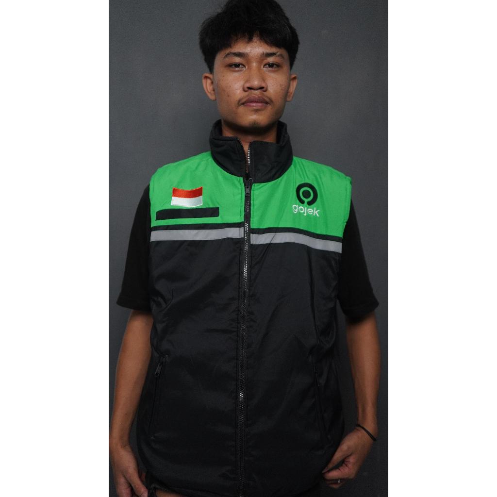 Jual Rompi Ojol Bolak - Balik - Rompi Driver GB GJK - Rompi Motor Pria ...