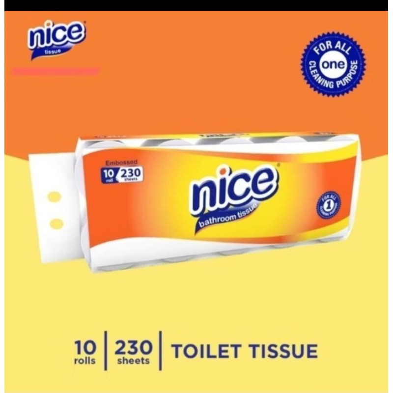 Jual 10 ROLL tissue nice rol Tisu toilet tisu wc roll | Shopee Indonesia