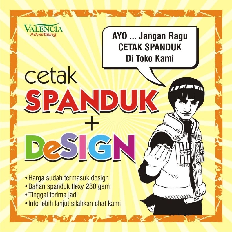 Jual cetak spanduk + design | Shopee Indonesia