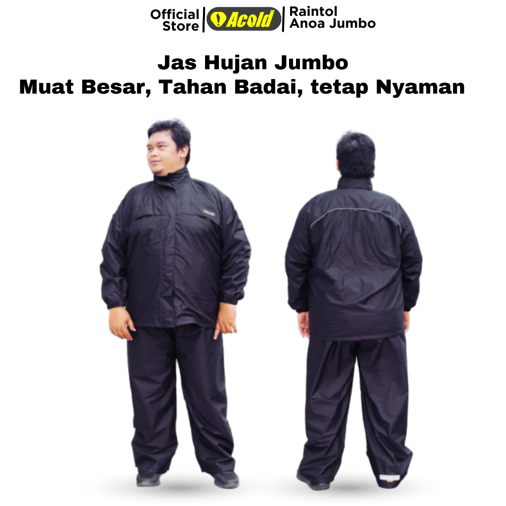 Jual Jas Hujan Jumbo Acold Raintol Anoa Jashujan Pria Wanita Mantel ...