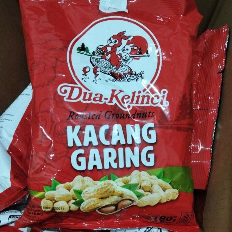 Jual Kacang Garing Dua Kelinci 180g | Shopee Indonesia