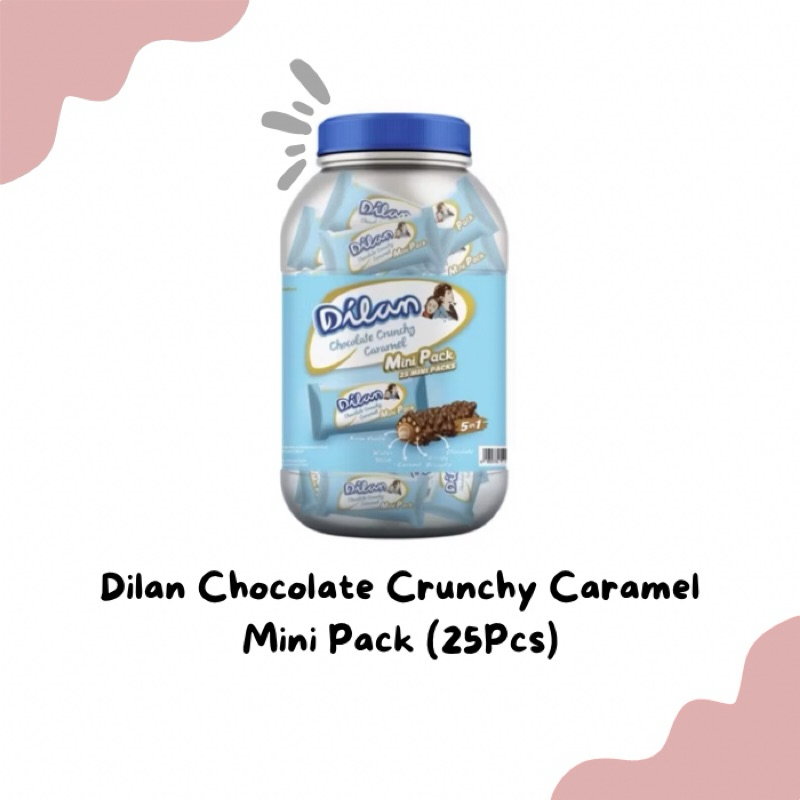 Jual Dilan Chocolate Crunchy Caramel Mini Pack (Isi 25Pcs) | Shopee ...