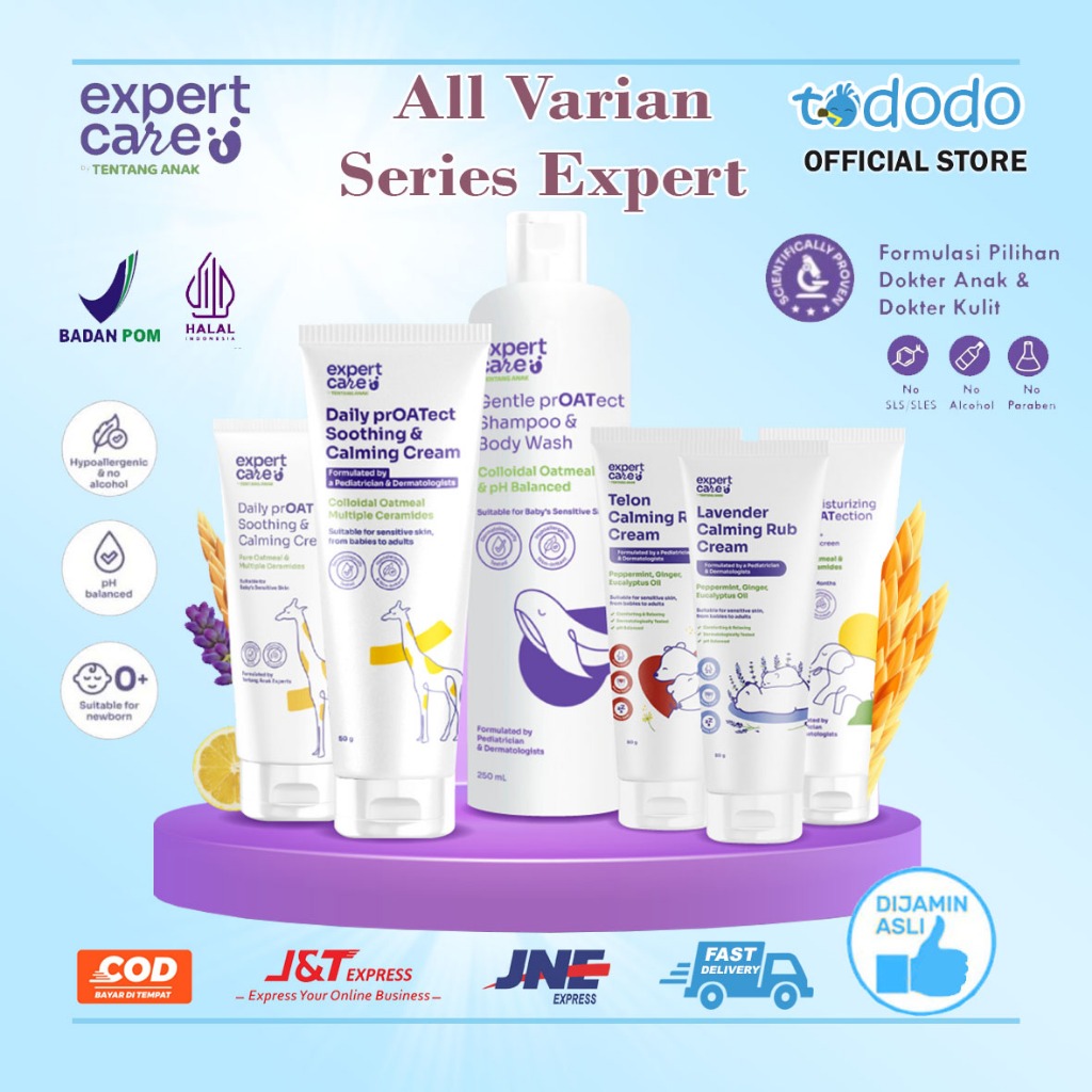 Jual Expert Care Skincare Bayi & Anak Telon Calming Rub / Calming Cream ...