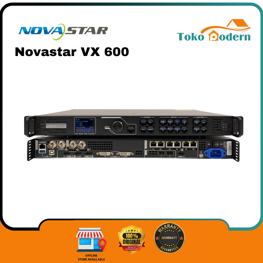Jual Novastar VX600 / VX 600 LED Video Processor Videotron Controller Sending All in One ...