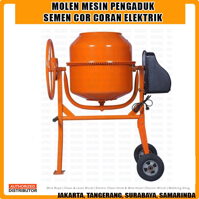 Jual DUTEC - Concrete Cement Mixer / Mesin Molen Dorong Pengaduk Semen ...