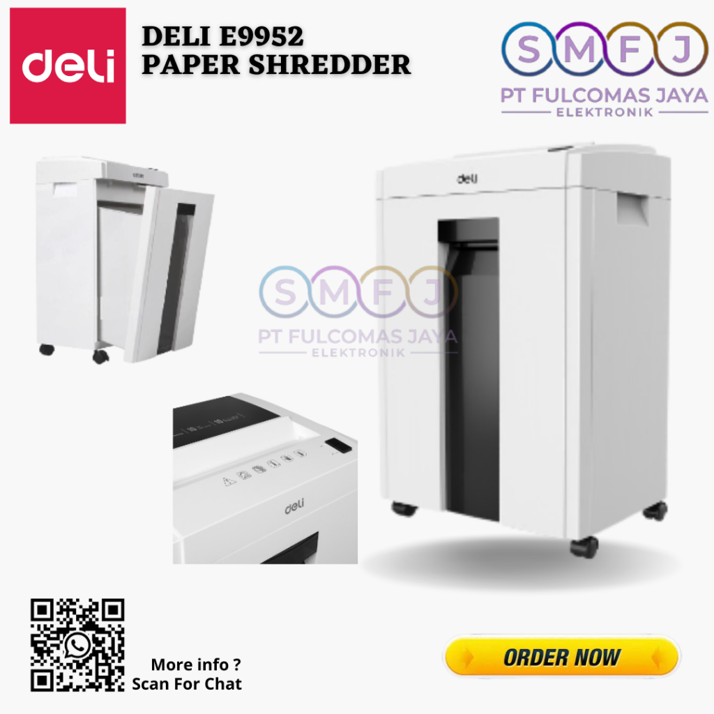 Jual DELI E9952 Mesin Penghancur Kertas / Paper Shredder E 9952 Deli ...