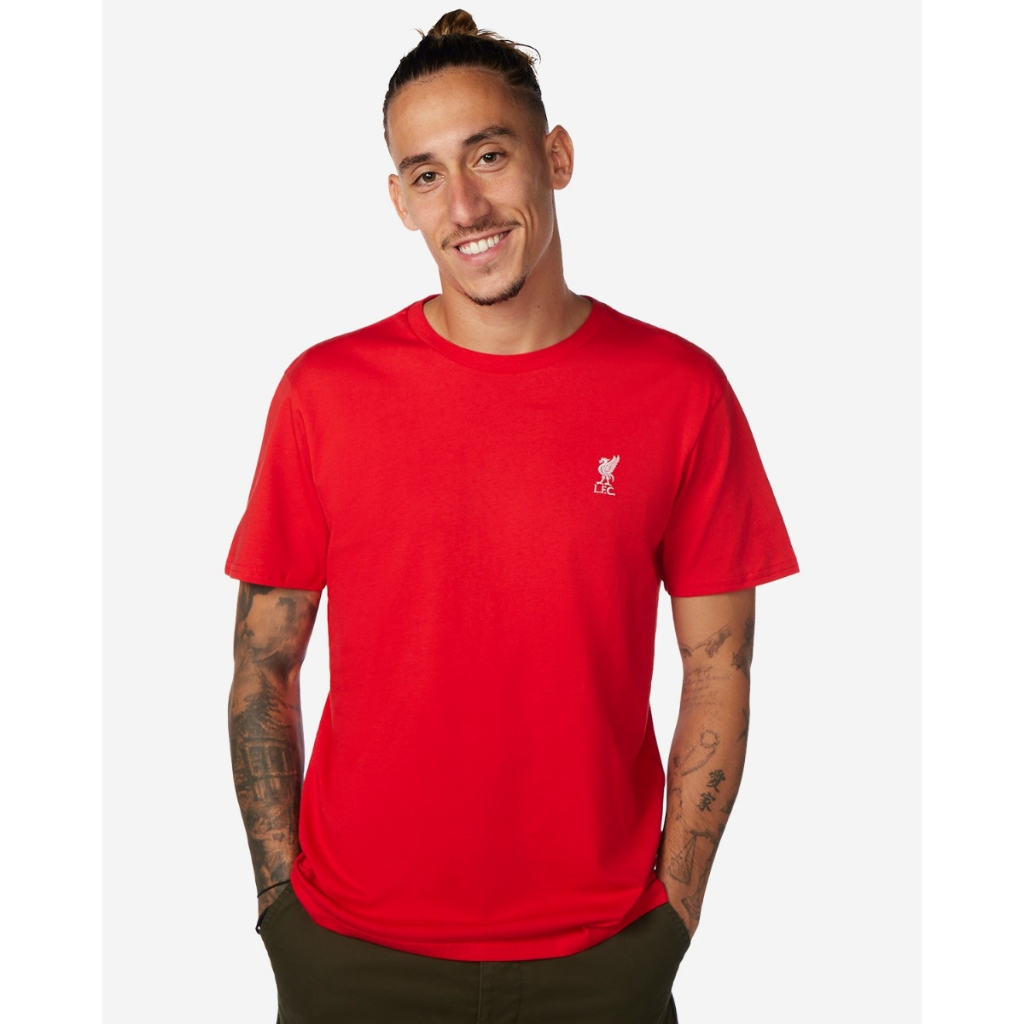 Jual Liverpool FC Mens Liverbird Emblem Tee Red Men - Official LFC T ...