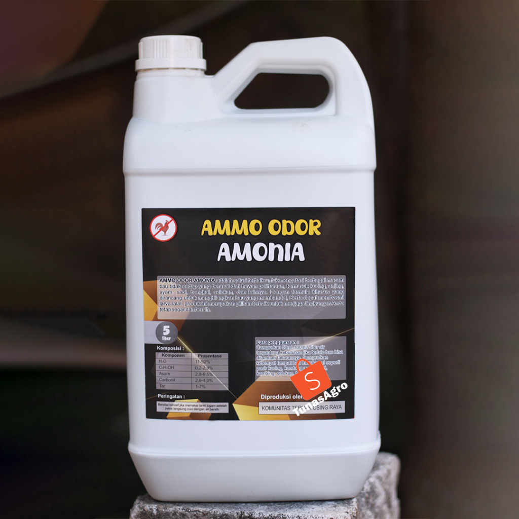 Jual Novamos petodor penghilang bau Amkill ammo addor Kemasan Drigen 5Liter Ammo Oddor Amonia ...