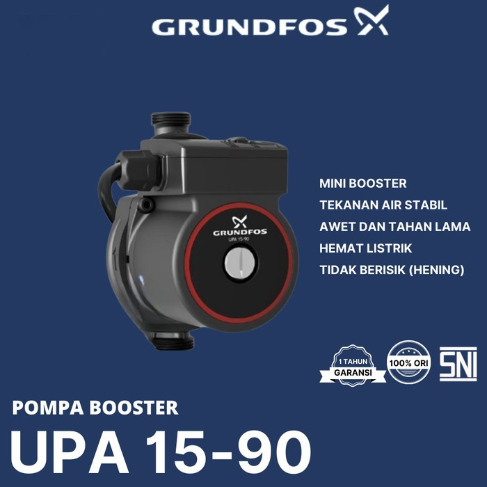 Jual GRUNDFOS UPA 15 - 90 MINI BOOSTER 40 WATT (30 LPM - 9 M) | Shopee Indonesia
