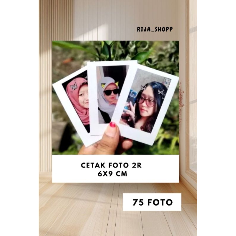 Jual CETAK FOTO POLAROID UKURAN 2R ISI 75 FOTO MURAH MERIAH BISA COD | Shopee Indonesia