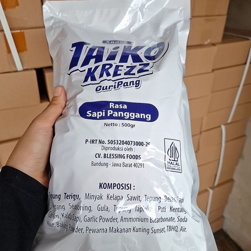 Jual SNACK TAIKO KREZZ GuriPang rasa SAPI PANGGANG isi 500 GRAM / SNACK ...