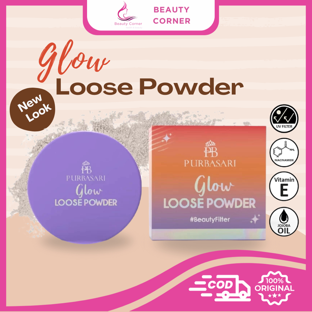 Jual Purbasari Glow Loose Powder - 15g | Shopee Indonesia