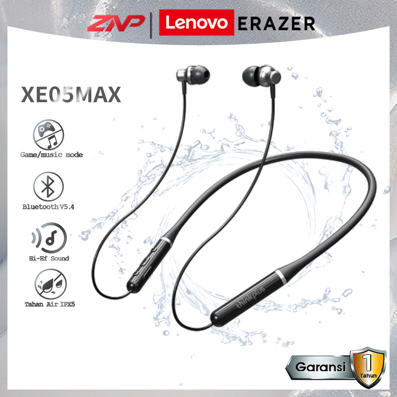 Jual ZNP X Lenovo ERAZER XE05MAX Headset Bluetooth 5.4 Olahraga ...