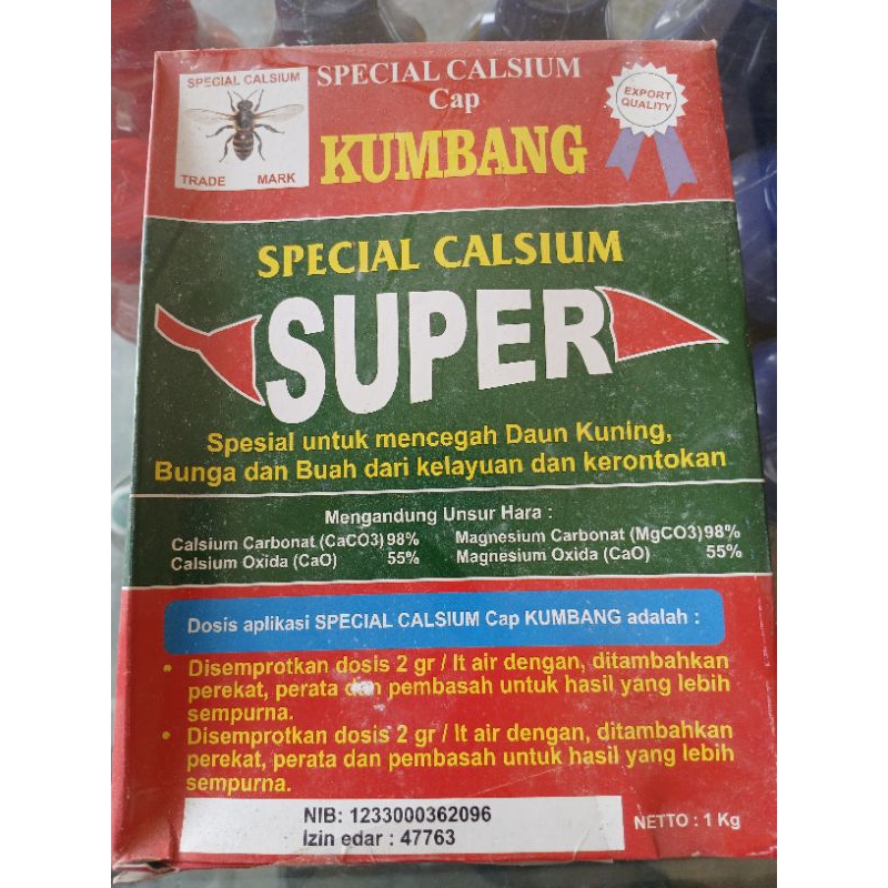 Jual SPECIAL CALCIUM CAP KUMBANG - 1 KG | Shopee Indonesia