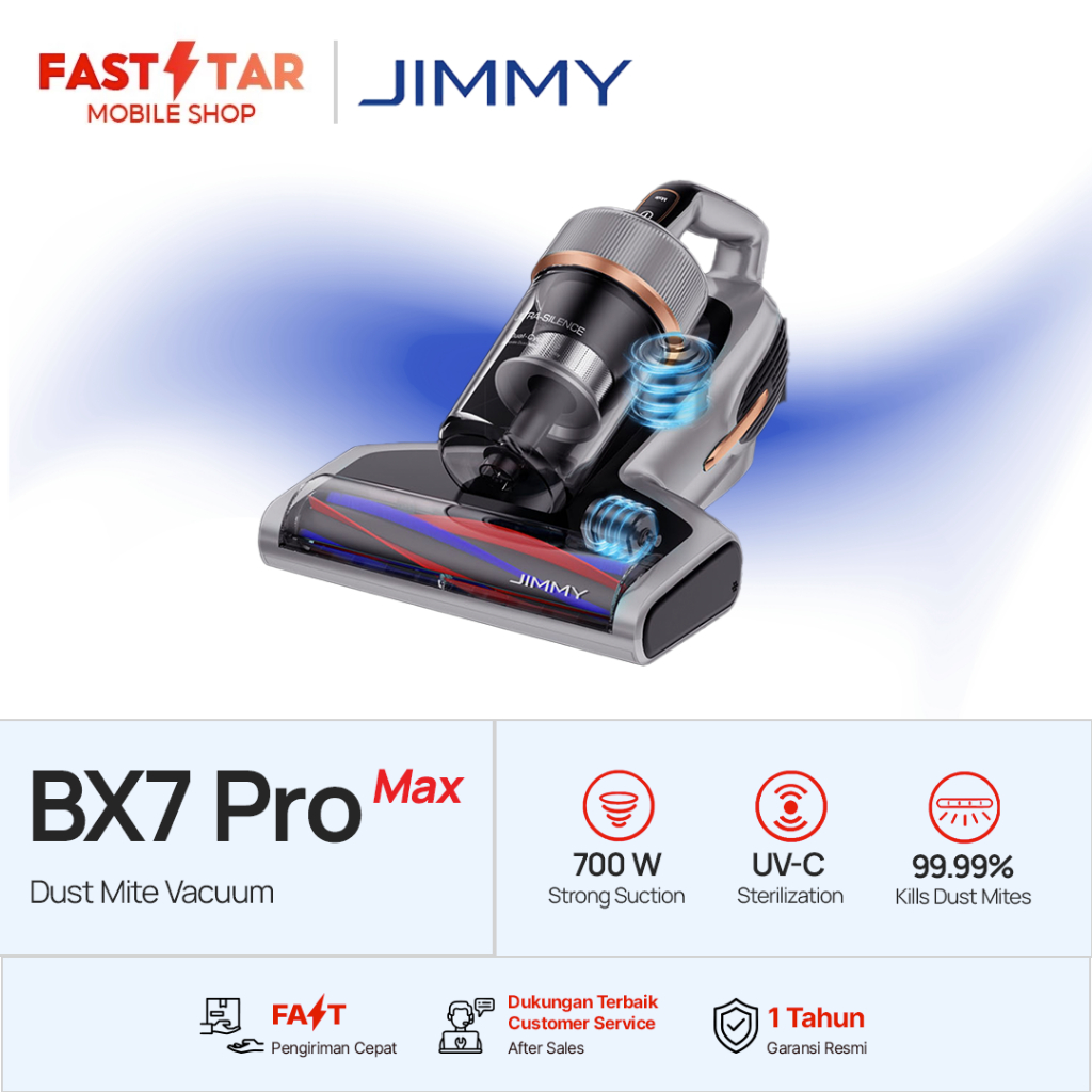 Jual JIMMY BX7 Pro Max UV Anti Dust Mite Bed Vacuum Cleaner Sterilization Mattress Sofa Dust ...