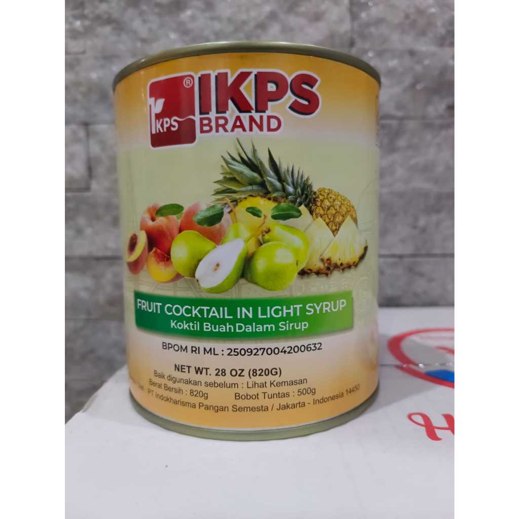 Jual Ikps Brand Fruit Cocktail In Syrup Buah Campur Kaleng 820gr ...