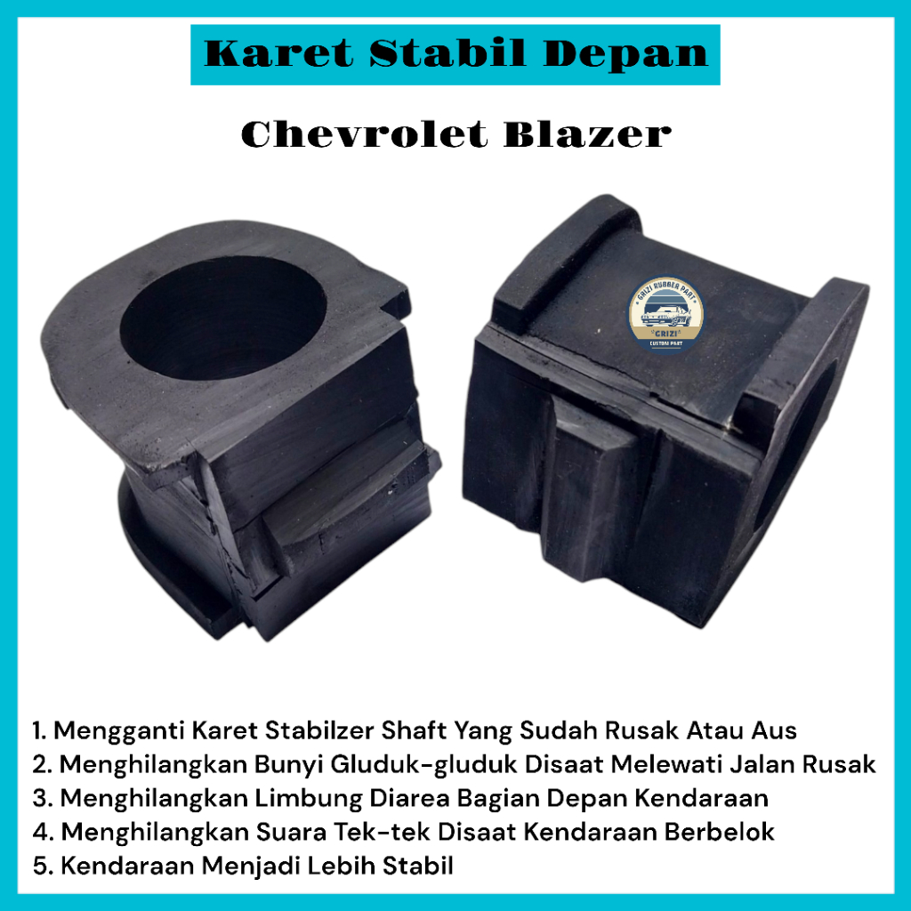 Jual Karet Stabil Stabilizer Shaft Roti Belah Depan Chevrolet Blazer ...