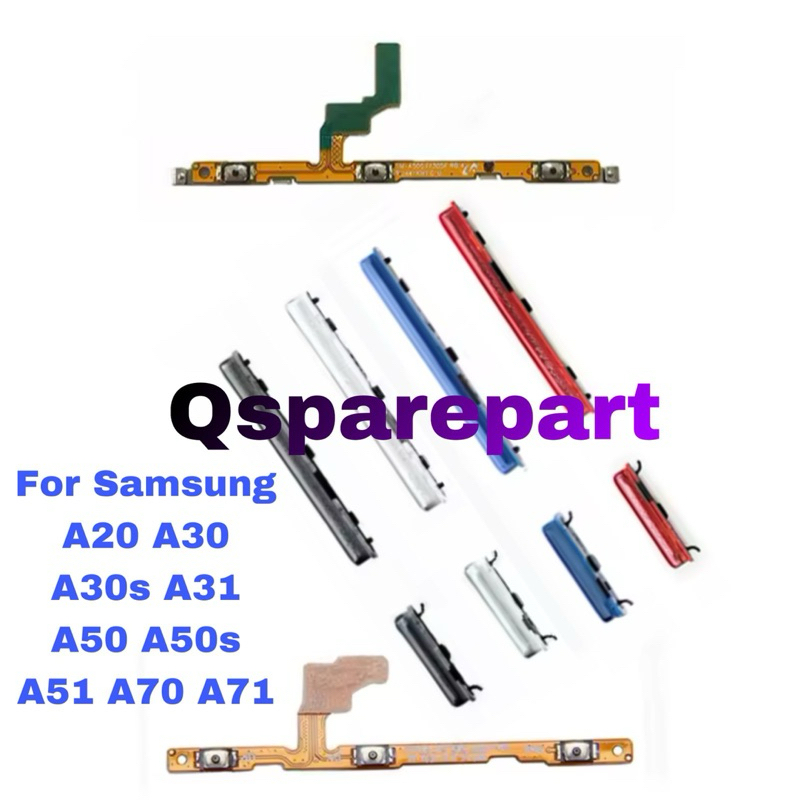 Jual TOMBOL FLEXIBEL ON OFF VOLUME SAMSUNG A20 A30 A30S A31 A50 A50S A51 A70 A71 ORIGINAL SATU ...