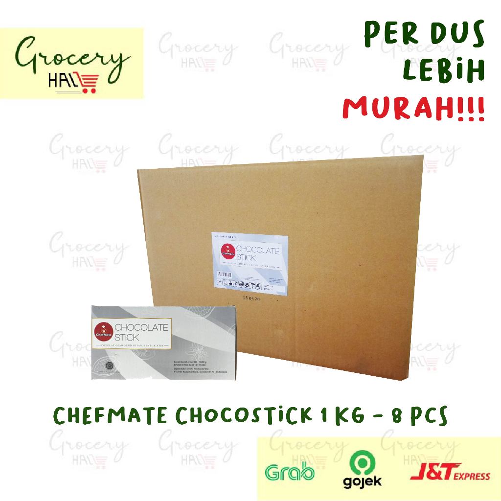 Jual [ HARGA DUS ] CHEFMATE STICK CHOCOLATE 1 KG ( 1 DUS ISI 8 BOX ...