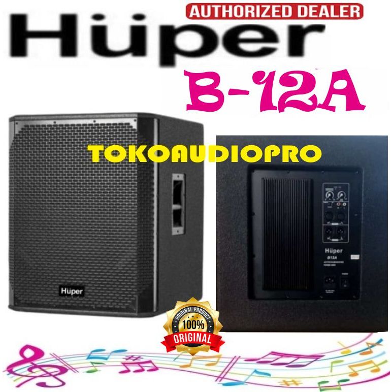 Jual Subwoofer Huper B12A 12-inch Subwoofer Aktif Huper B-12a Original ...