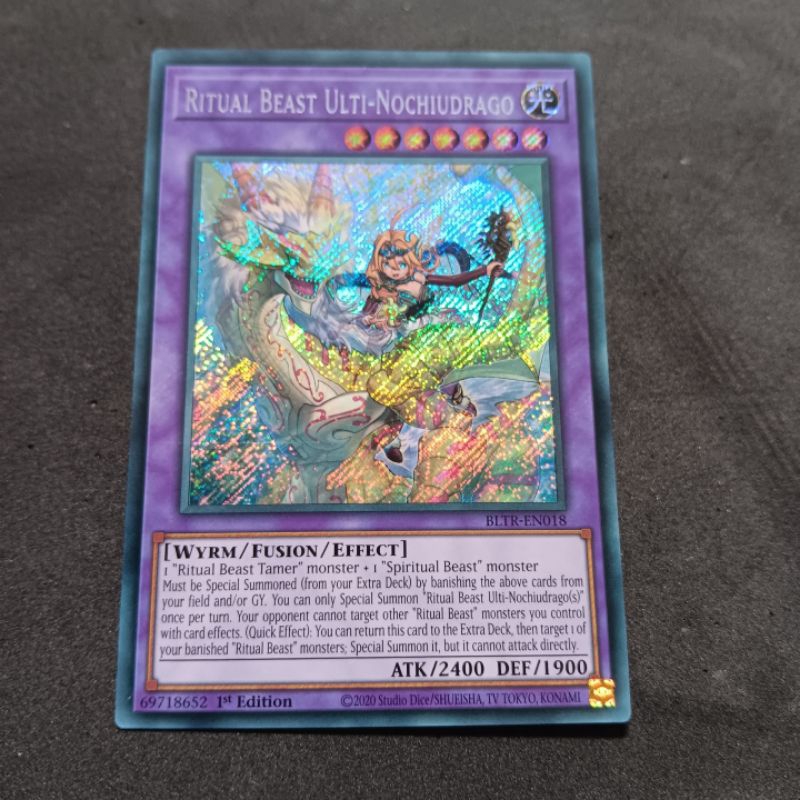 Jual Yugioh Card Ritual Beast Ulti Nochiudrago Secret Rare | Shopee Indonesia