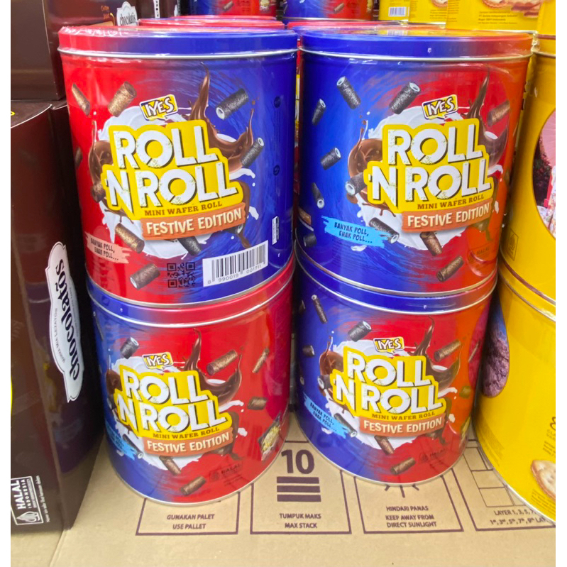 Jual wafer kaleng IYES Roll N Roll | Shopee Indonesia