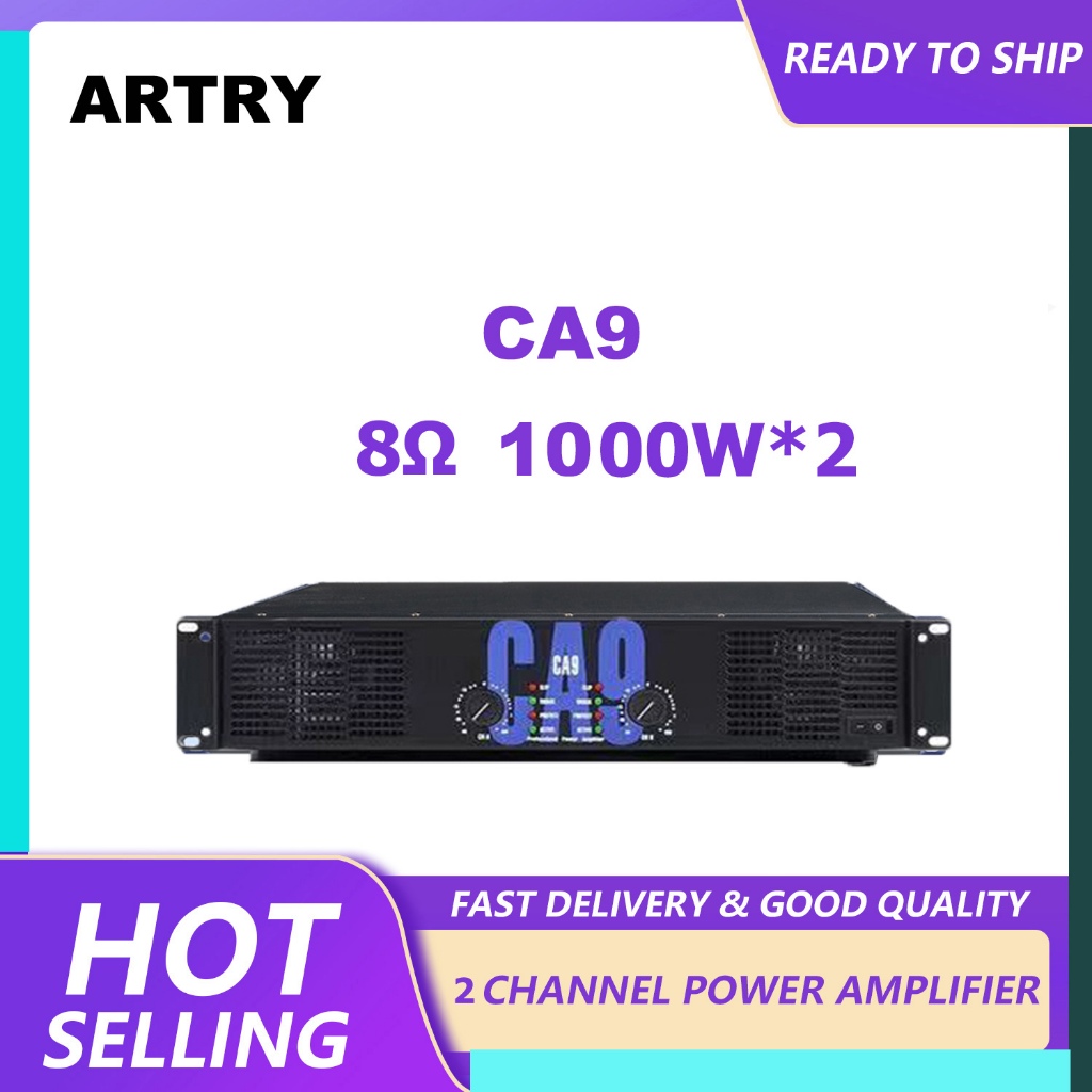 Jual ARTRY CA9 Professional amplifier, two channels, 1000W high-power 8 ohms, audio amplifier ...