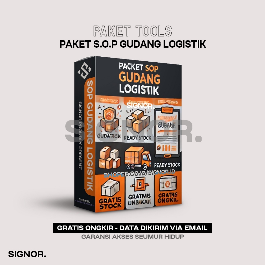 Jual [Q7996] Tools SOP Usaha Gudang Logistik Lengkap - Siap Pakai untuk ...