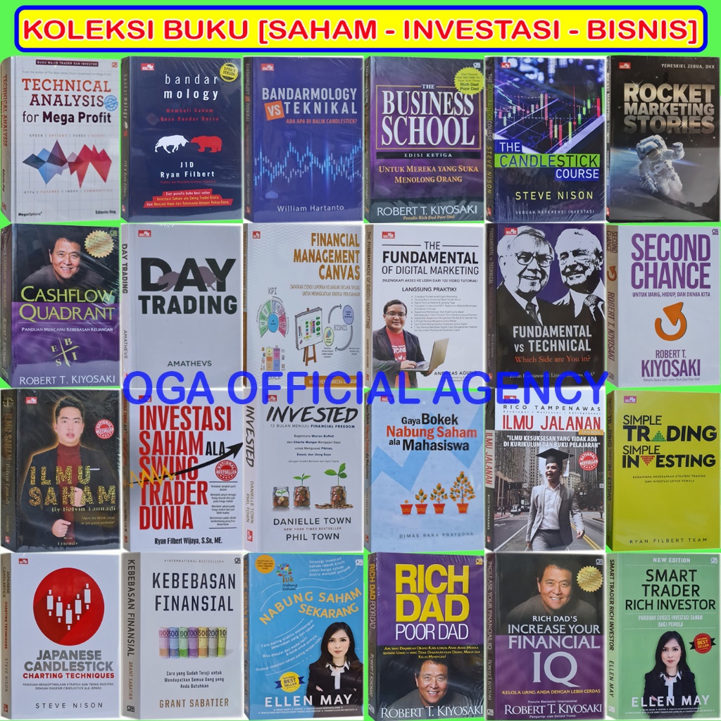 Jual KOLEKSI BUKU SAHAM BISNIS INVESTASI - ORIGINAL | Shopee Indonesia