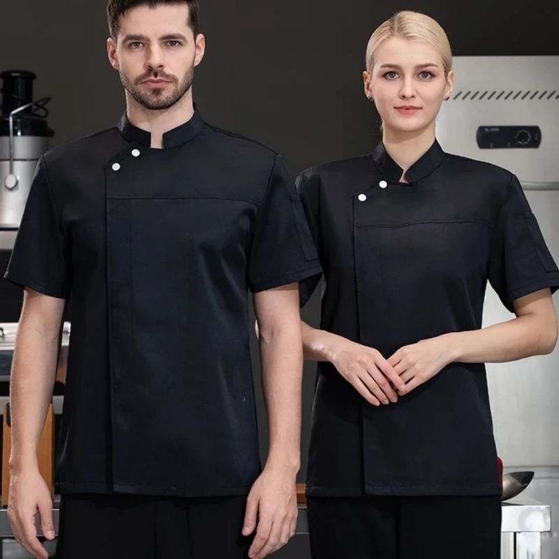 Jual Baju Chef Baju koki Chef jacket Unisex ( kode K.jp ) | Shopee ...