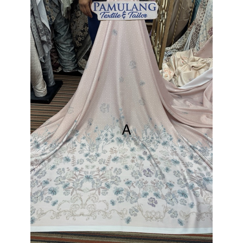 Jual Kain 𝐄𝐌𝐁𝐎𝐒 𝐃𝐈𝐕𝐀 𝐒𝐈𝐋𝐊 𝐉𝐀𝐐𝐔𝐀𝐑𝐃 𝐋𝐈𝐋𝐘 𝐌𝐎𝐓𝐈𝐅 // Harga Per Setengah ...