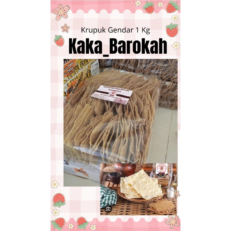 Jual KKB9-Krupuk gendar / puli /Karak /krupuk nasi benang raja 1 kg ...