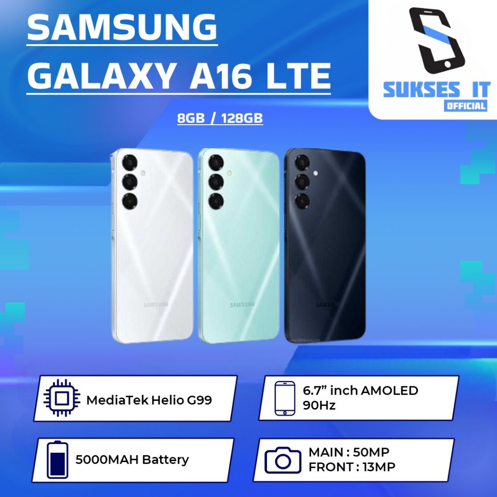 Jual SAMSUNG GALAXY A16 LTE - 8GB/128GB GARANSI RESMI INDONESIA ...